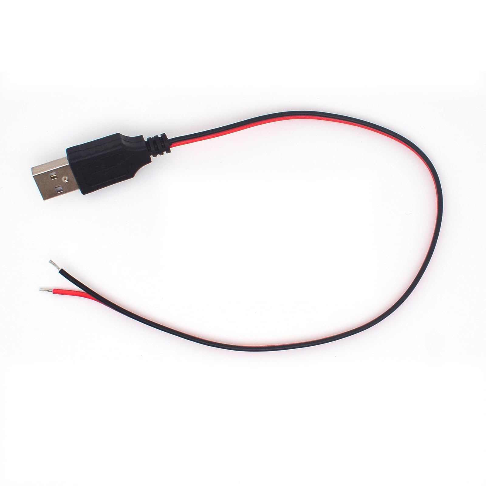 Amazon.com: EAHOSUCC Single 20AWG USB Pigtail 2 Wire,0.3M/1FT USB 2.0 ...