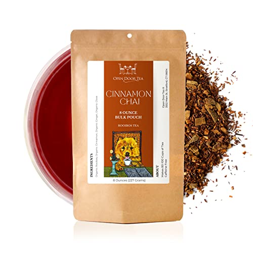 Amazon.com : Open Door Tea - Cinnamon Chai | Organic Rooibos Tea, Loose ...
