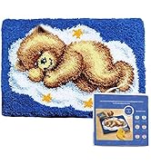 Amazon.com: Latch Hook Rug Kit 20X15IN, DIY Latch Rug Making Kit for ...