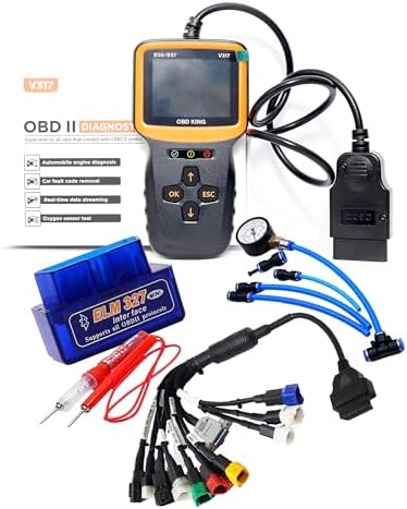 OBDKING V317 BS6 BS7 Bike OBD Scanner (v317 Combo) : Amazon.in: Car ...