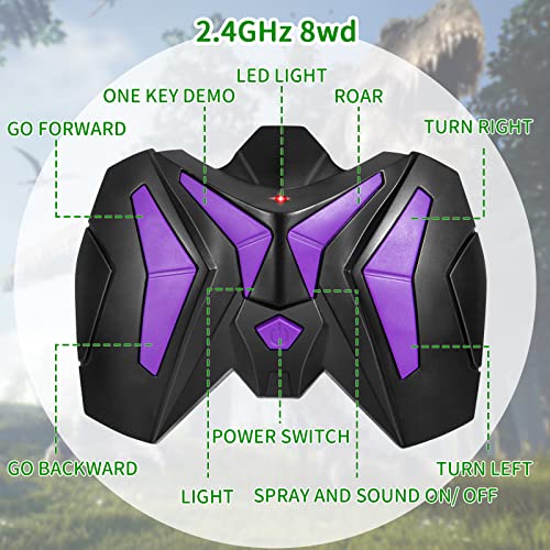 Snapklik.com : TEMI Large Remote Control Bionic Dinosaur Toy For Kids 3 ...