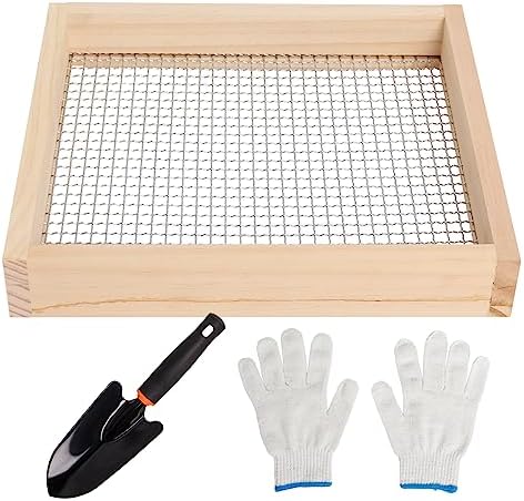 Amazon.com : Soil Rock Sifter Kit, Dirt Strainer, Wood Compost ...