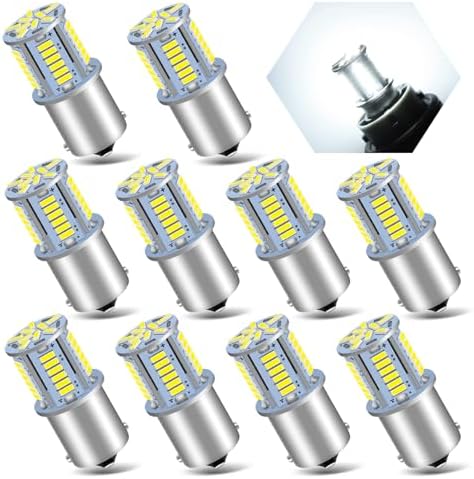 Amazon.com: Ziomitus 1156 1141 1003 7506 BA15S LED RV Bulbs Daylight ...