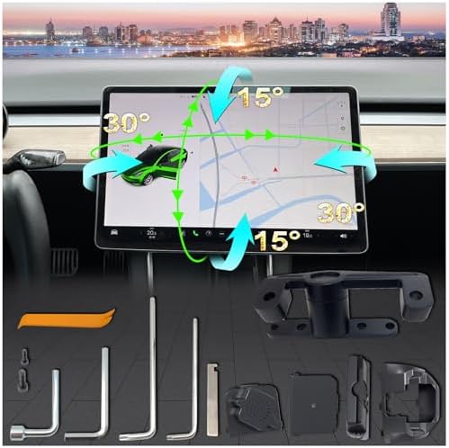 Amazon.com: AAMHHM Screen Swivel Mount for Tesla Model Y 2019-2024 ...