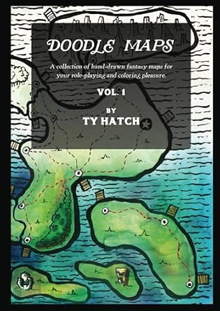 Amazon.com: Doodle Maps: Fantasy Maps Vol 1: A collection of fantasy ...