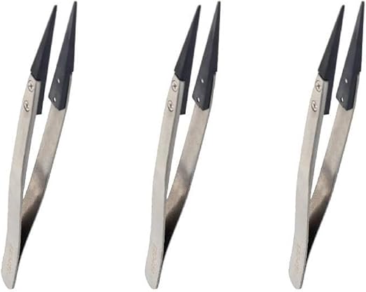 Amazon.com: Utoolmart 3 pcs ESD-259 Precision Anti-Static Carbon Fiber ...