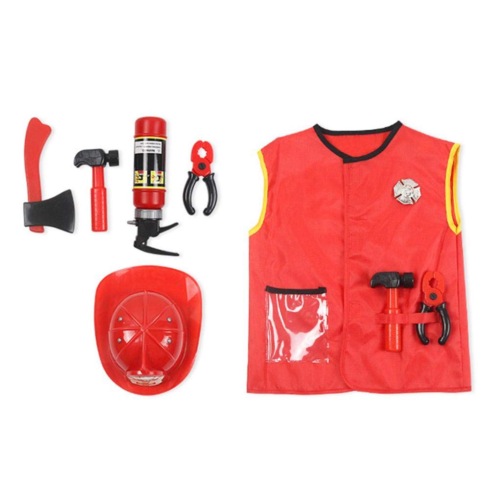 Fire Chief Role Play Costume Set Kids Dress Up Set | Desertcart UAE