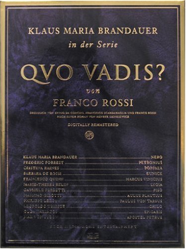 Qvo Vadis? [3 DVDs]: Amazon.de: Brandauer, Klaus Maria, Forrest ...