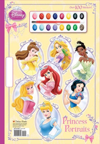 Princess Portraits [With Paint Brush and Paint] (Disney Princess ...