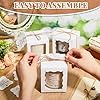 Amazon.com: ReliThick 50 Set Candle Gift Box Transparent Gift Packaging ...