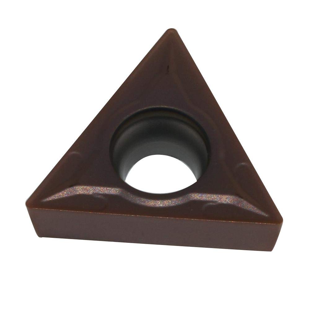 asiproper 10pcs Triangular Stainless Steel Inserts Lathe Milling Cutter ...