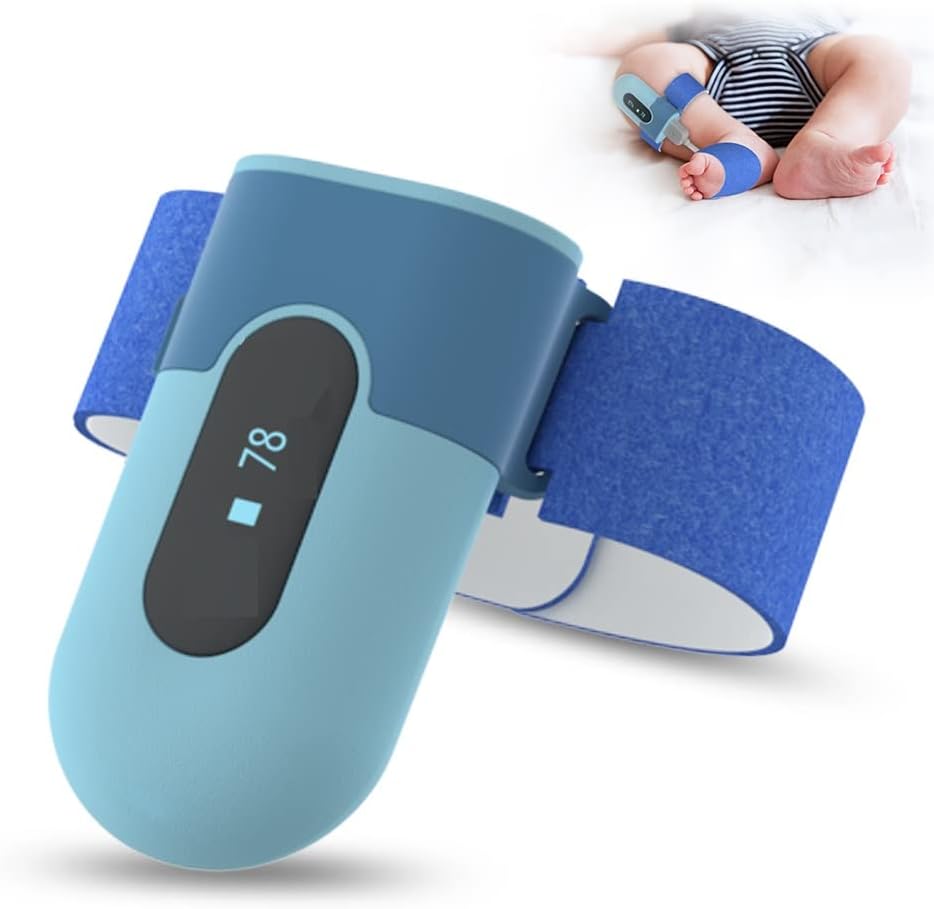 BabyO2 Baby Oxygen Monitor Foot, with Alarm in APP, Track O2 Level ...
