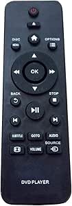 Amazon.com: Audio,Video Players Remote, Replacement Fit for Philips DVD ...