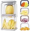 Amazon.com: Kitchen gadgets food chopper with container.4 in 1 chopper ...
