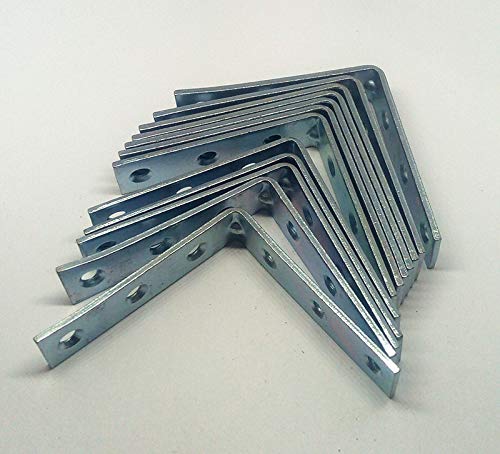 L Bracket 2 1/2 inch (12 Pcs) 2 1/2 x 2 1/2 x 1/2 : Amazon.in: Home ...