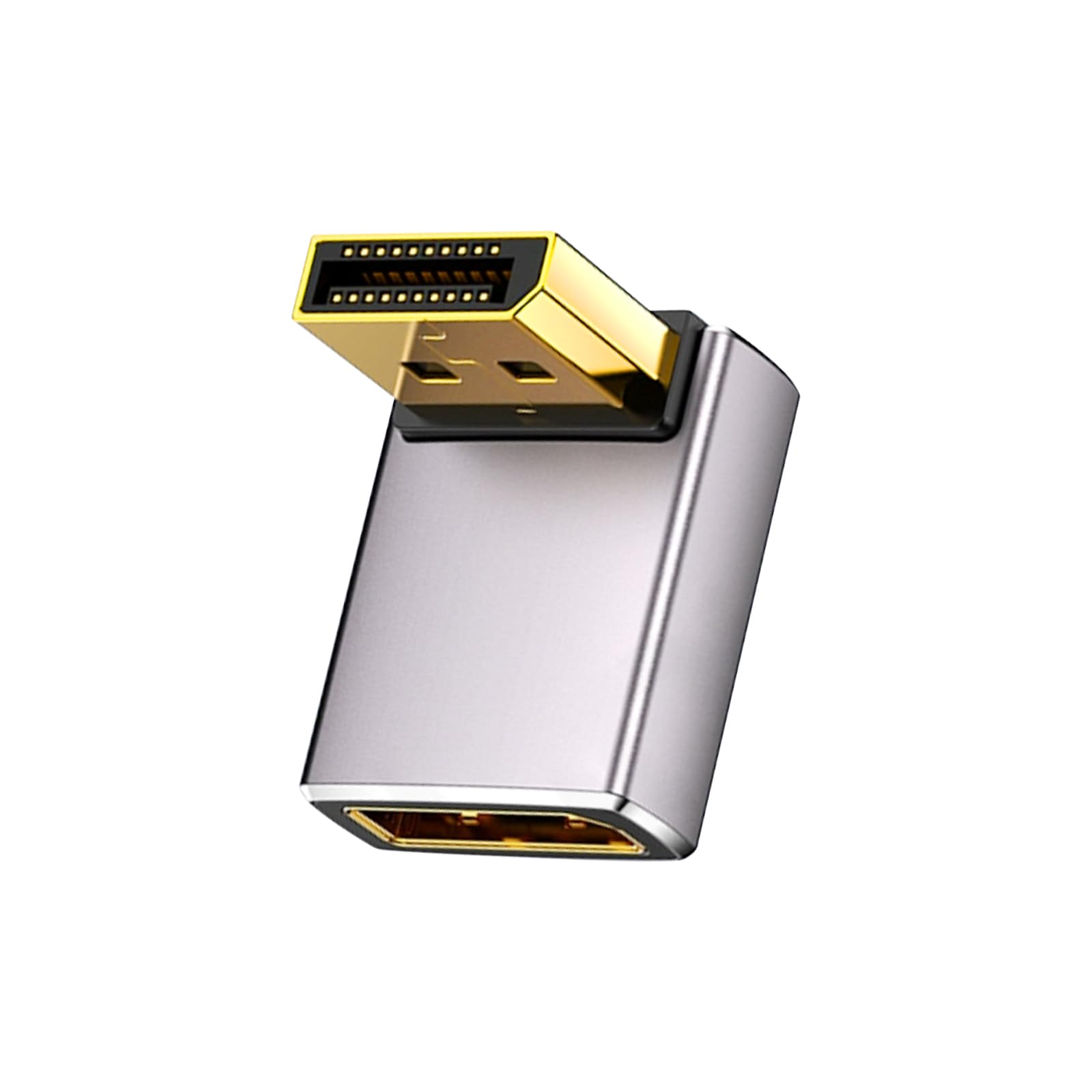 Amazon.co.jp: Duttek Displayport 1.4 延長アダプタL型, 8K Displayport 1.4 変換 ...