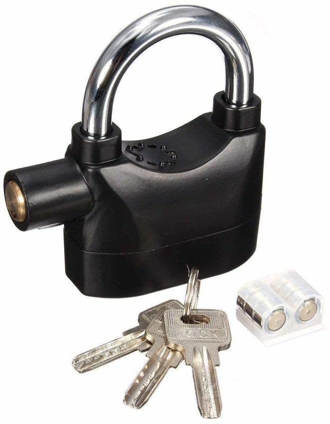 LOGINPOWER Loud Siren Steel Motion Sensor Anti-Theft Security System ...