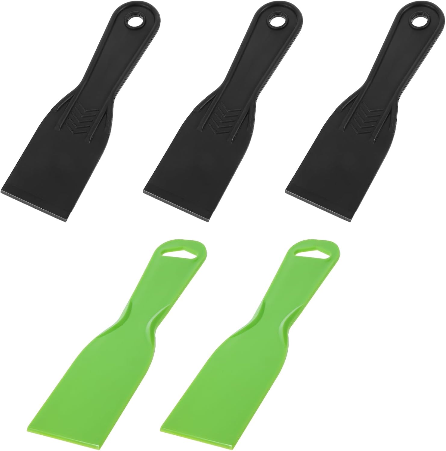 5 Pcs Putty Knives Plastic Putty Scraper 2 Inch Putty Knife Flexible ...