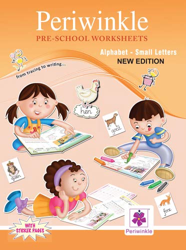 Periwinkle Worksheets Alphabet Small Letters (with FREE Stickers ...