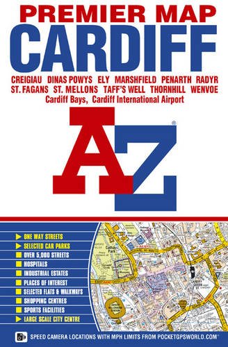 Cardiff Premier Map (A-Z Premier Street Maps): Amazon.co.uk ...