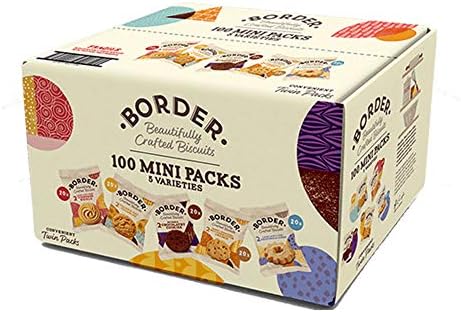 Amazon.com: Border Biscuits 100 Luxury Mini Packs 100X5 Varieties ...
