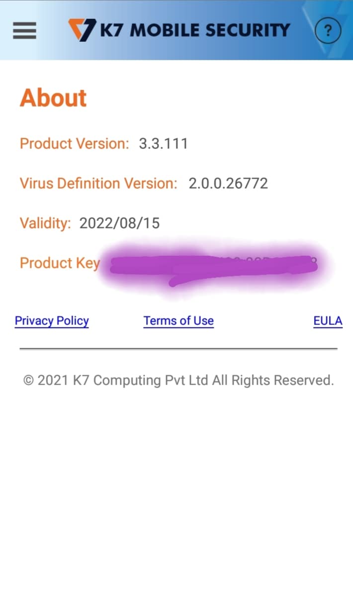 K7 MobiTrack Mobile Security for Android Mobile Antivirus 2024|1 User ...