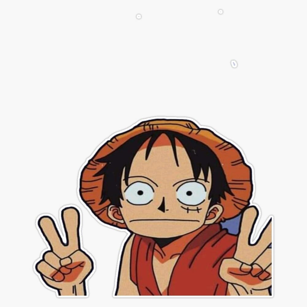 Amazon.com - Luffy Senpai Sticker Vinyl Decal Bumper Sticker 5"