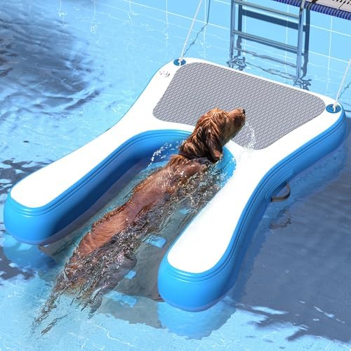 Amazon.com: COZIWOW Dog Boat Ramp 60" L Extra Wide Dog Pool Ramp ...