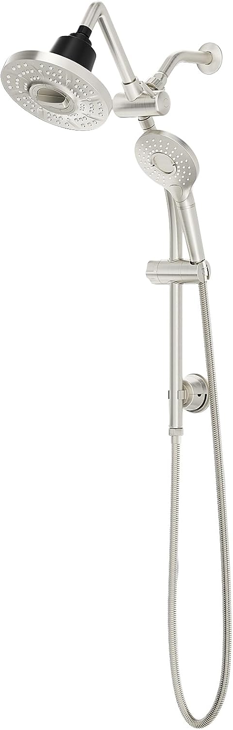 (2024 UPGRADED) SR SUN RISE 7" Filtered Shower Head - Dual Handheld ...