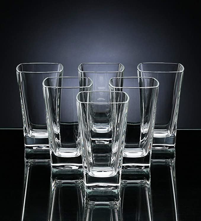 Buy Meldique Water Glass Set Juice Glass for Home Drinking Juice Glass ...