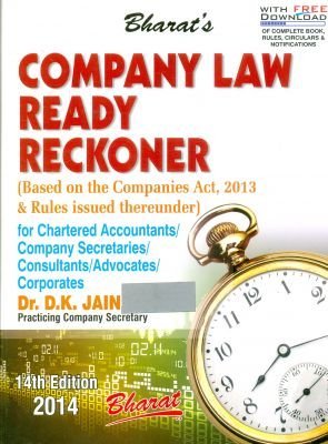 Buy Company Law Ready Reckoner based on the Companies Act 2013 & Rules ...