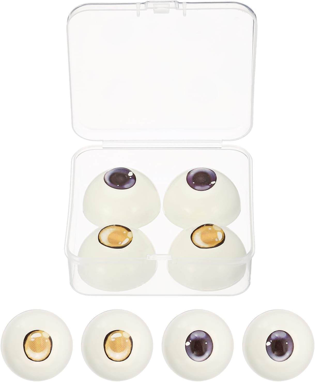 Amazon.com: PATIKIL 32 mm Realistic Eyes Big Eyeballs, 2 Pair Acrylic ...