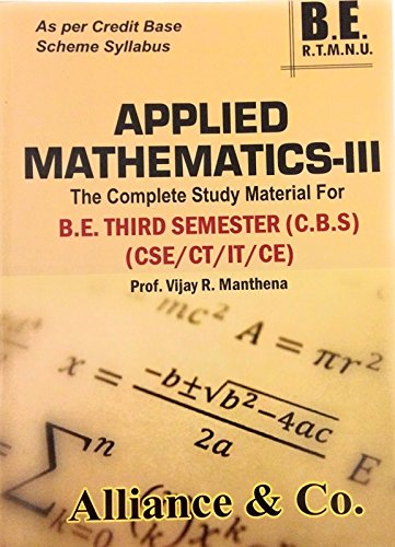 Buy Applied Mathematics - III Book Online at Low Prices in India ...