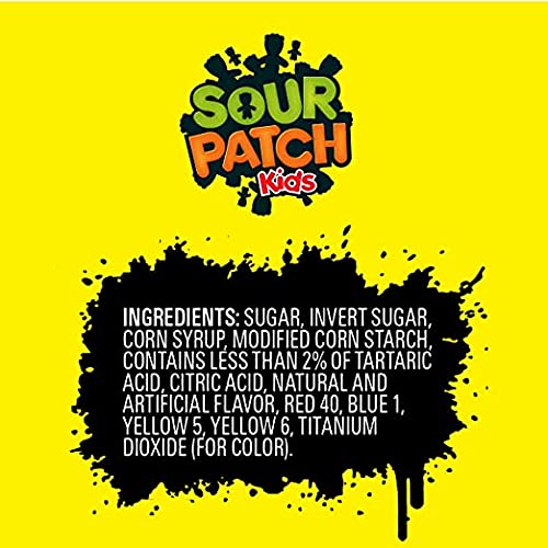 SOUR PATCH KIDS Lemon Soft & Chewy Candy, 5 lbs Bag Yellow: Buy Online ...
