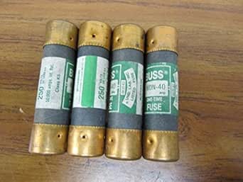 Bussmann NON-40 Fuse NON40 (Pack of 4): Amazon.com: Tools & Home ...