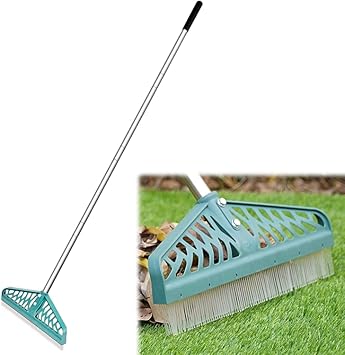 Amazon.com : YEELOR Artificial Turf Rake with Adjustable Steel Handle ...