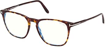 Tom Ford FT 5937-B BLUE BLOCK Dark Havana/Blue Filter 52/18/145 men ...