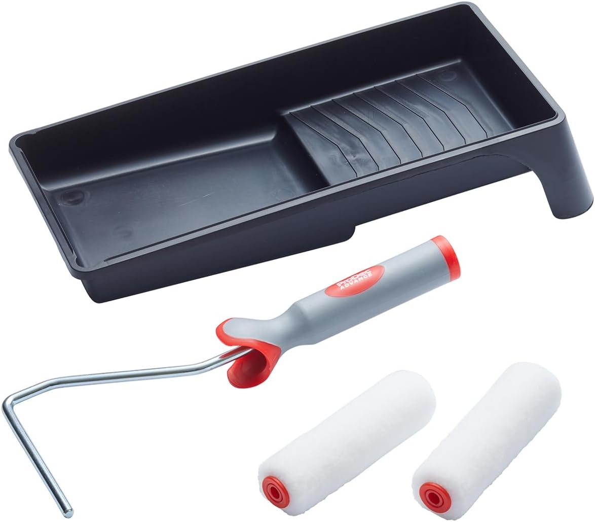 ProDec Advance 4 pc Ice Fusion Mini Paint Roller Set, 2X Rollers, Frame ...