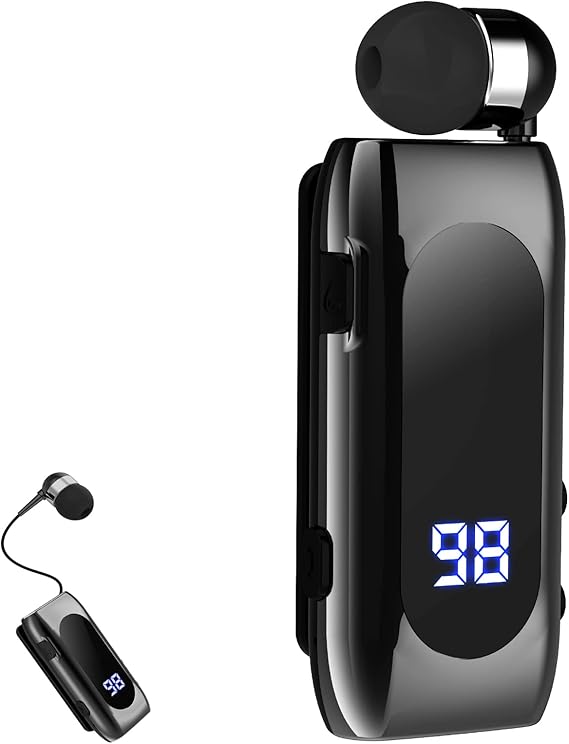 Amazon.com: FashionLive Retractable Wireless Headset Headphone Stereo ...