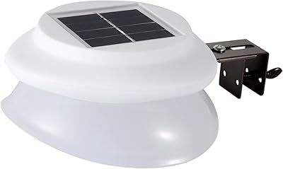 isunmoon 6 Pack Gutter Solar Lights Outdoor LED Gutter Lights Solar ...