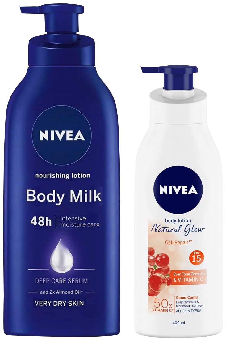 Buy NIVEA Body Lotion for Very Dry Skin, Nourishing Body Milk 600 ml ...