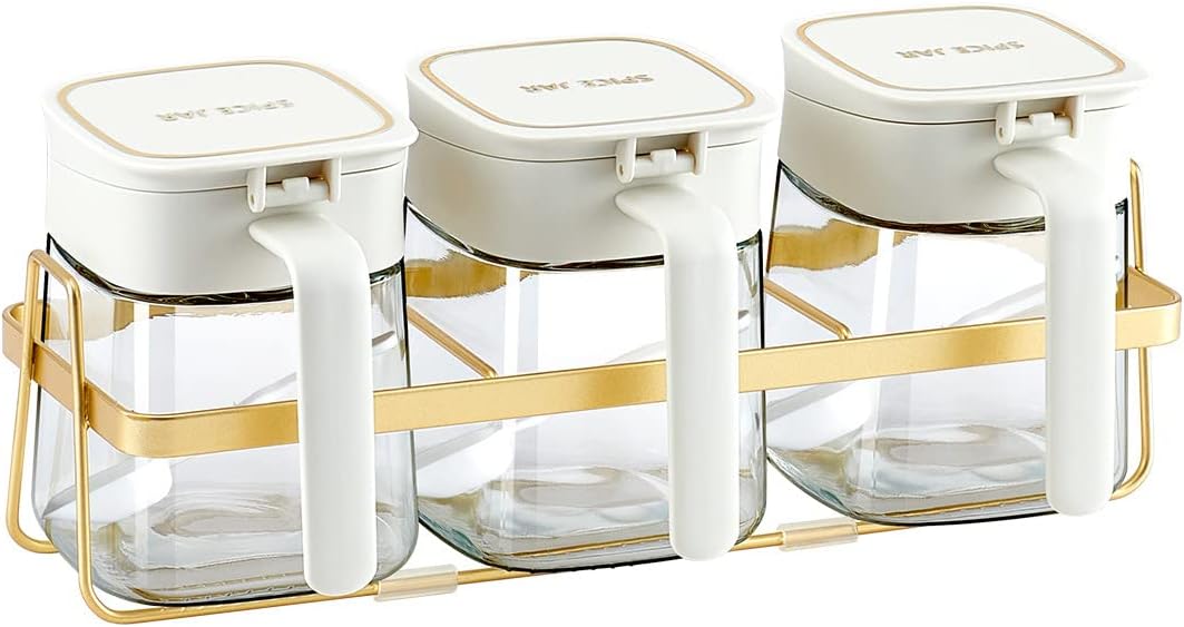 Amazon.com | KJGDSJ condiment containers with lids and spoon,Clear ...