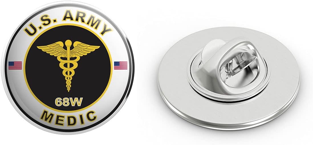 Amazon.com: Veteran Pins U.S. Army MOS 68W Medic Metal 0.75" Lapel Hat ...