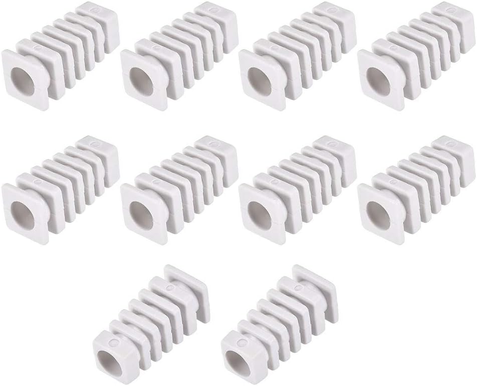 Amazon.com: uxcell Strain Relief Boots 27mm PVC Cord Protector Cover ...