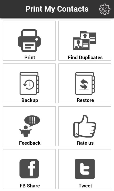 Print My Contacts - App on Amazon Appstore