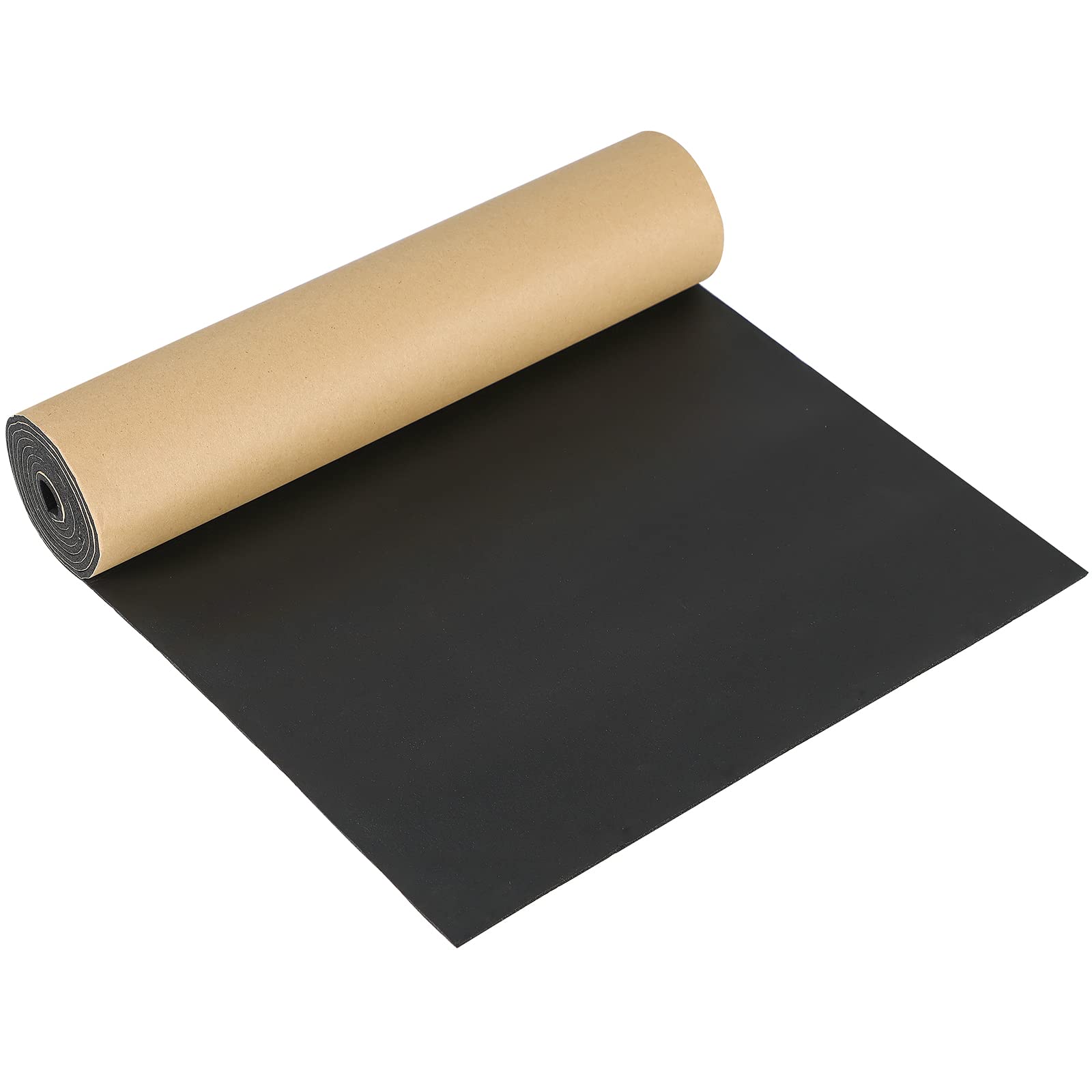 MYFULLY Sponge Neoprene Roll with Adhesive, Waterproof Foam Rubber ...