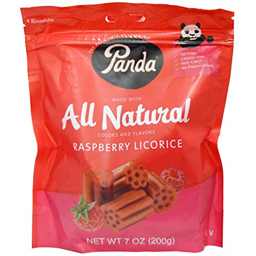 Snapklik.com : Panda Licorice, All Natural Raspberry Licorice, 7 Oz