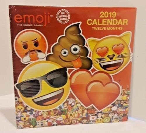 Amazon.com: 2019 Calendar Emoji 12 Month : Office Products