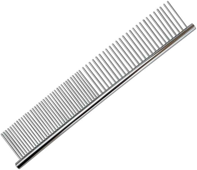 Amazon.com: Dog Combs with Rounded Ends Stainless Steel Teeth, Cat Comb ...
