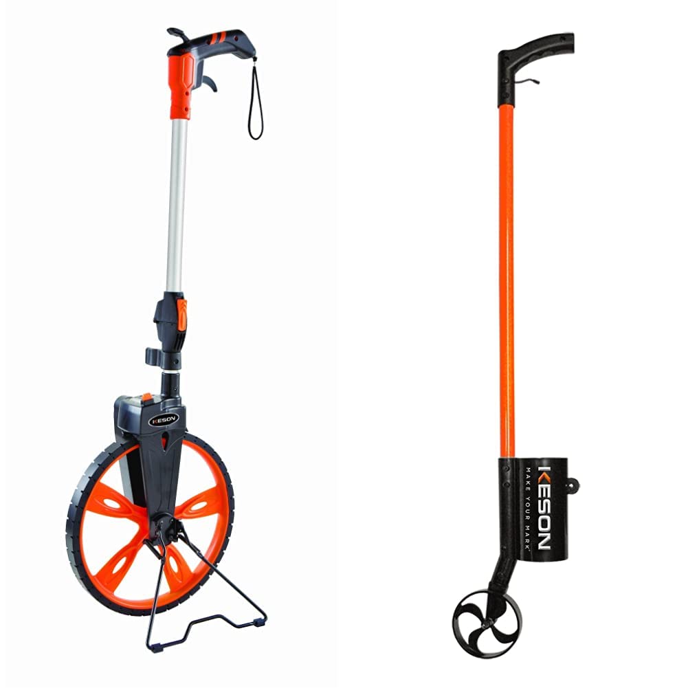 Keson RRT12 Top Reading Center Line Measuring Wheel with Handle Brake ...